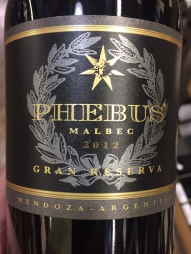 Phebus Gran Reserva Malbec | Vivino English