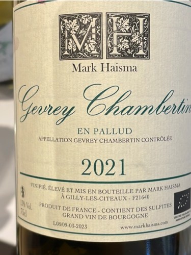Mark Haisma En Pallud Gevrey-Chambertin | Vivino US