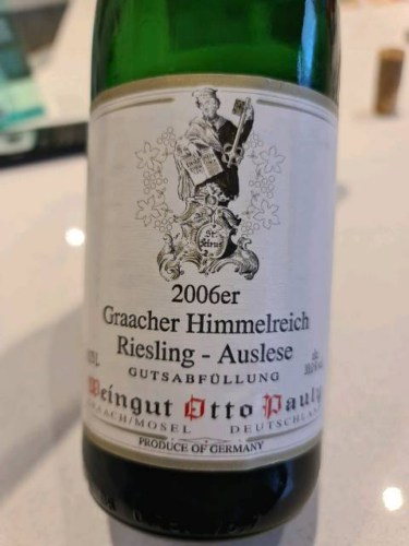 Weingut Otto Pauly Graacher Himmelreich Riesling Auslese | Vivino