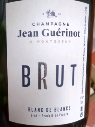 Jean Guerinot Blanc de Blancs Brut Champagne | Vivino Canada
