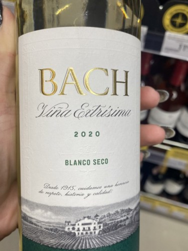 2020 Bach Extrísimo Blanco Seco | Vivino US