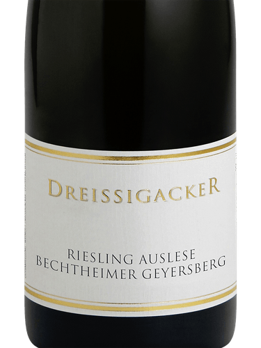 Dreissigacker Bechtheimer Geyersberg Riesling Auslese | Vivino US