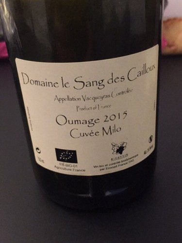 Domaine Le Sang des Cailloux Oumage Cuvée Milo | Vivino US