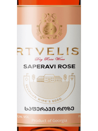 Rtvelisi (რთველისი) Saperavi Rosé Dry (საფერავი როზე მშრალი) | Vivino US