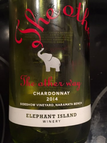 Elephant Island Orchard Sideshow Vineyard The Other Way Chardonnay ...