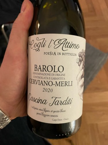 Cogli l'Attimo Barolo Cerviano-Merli Cascina Tarditi | Vivino English