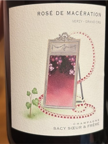 Sacy Soeur & Frère Rosé de Macération Champagne Grand Cru 'Verzy ...