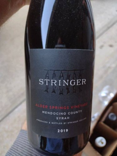 Stringer Cellars Spirit Rock Alder Springs Vineyard Syrah | Vivino US
