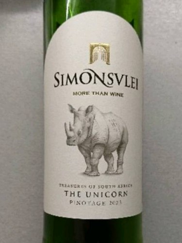 Simonsvlei The Unicorn Pinotage | Vivino US