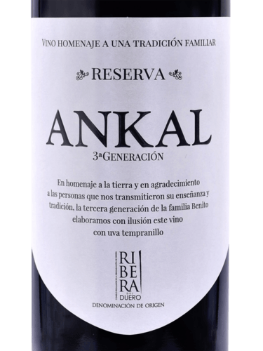 Briego Ankal Reserva | Vivino US