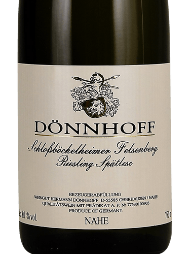 Dönnhoff Schlossböckelheimer Felsenberg Riesling Spätlese | Vivino English