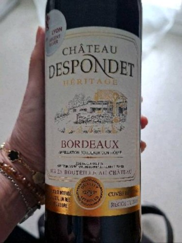 Château Despondet Héritage Bordeaux | Vivino Brasil
