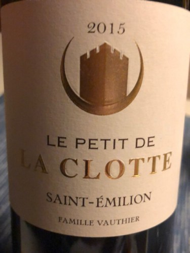 Château La Clotte Le Petit de La Clotte Saint-Émilion | Vivino US