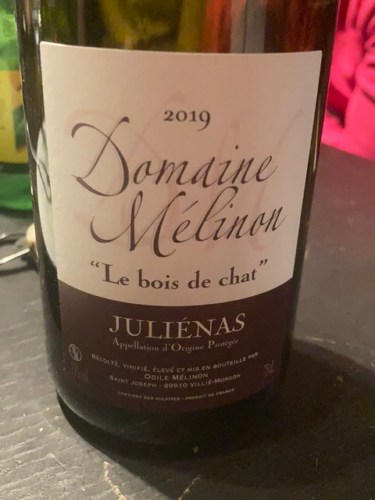 Domaine Mélinon Le Bois de Chat Juliénas | Vivino France