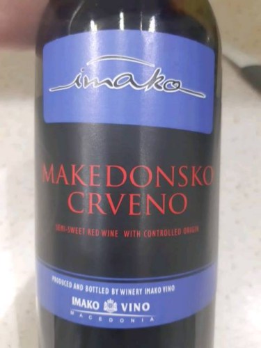Imako Makedonsko Crveno | Vivino US