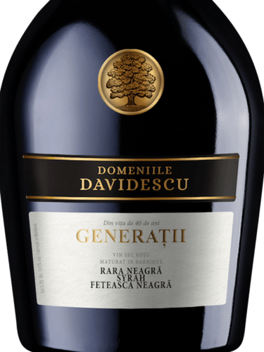 Domeniile Davidescu Generații Rară Neagră - Syrah - Fetească Neagră ...