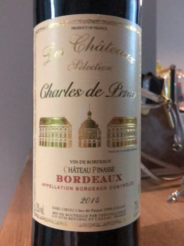 Oenoalliance Château Pinasse Les Châteaux Sélection Charles de Pena ...