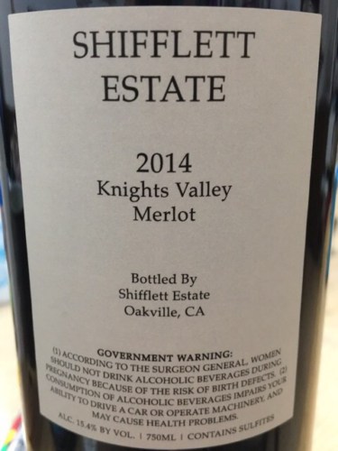 Shifflett Estate Merlot | Vivino US