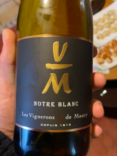 Les Vignerons de Maury Notre Blanc | Vivino US