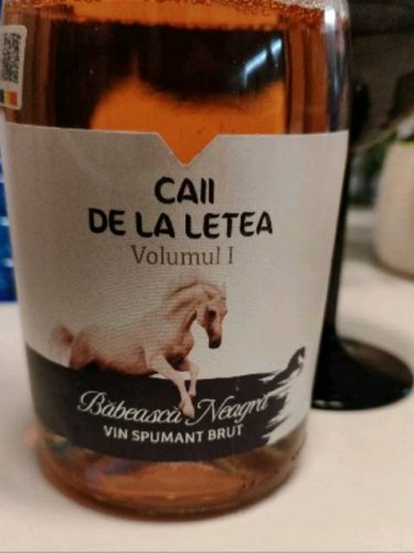 Sarica Caii de la Letea Volumul I Băbească Neagră Spumant Brut | Vivino US