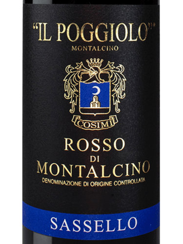 Il Poggiolo Rodolfo Cosimi Sassello Rosso di Montalcino | Vivino US