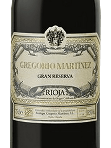 Gregorio Martínez Gran Reserva | Vivino US