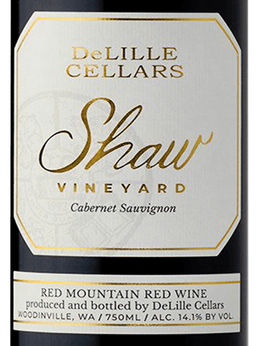DeLille Cellars Shaw Vineyard Cabernet Sauvignon | Vivino English