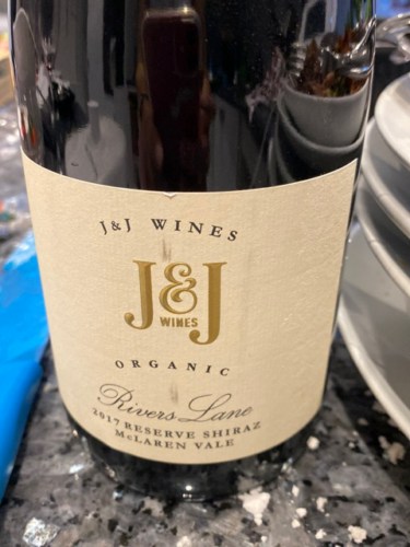 J&J Wines Rivers Lane Organic Reserve Shiraz | Vivino English