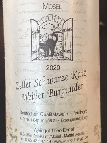 Theo Engel Zeller Schwarze Katz Weisser Burgunder | Vivino US