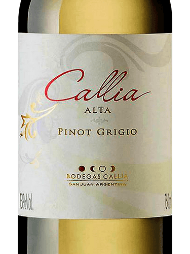 Callia Alta Pinot Grigio | Vivino US