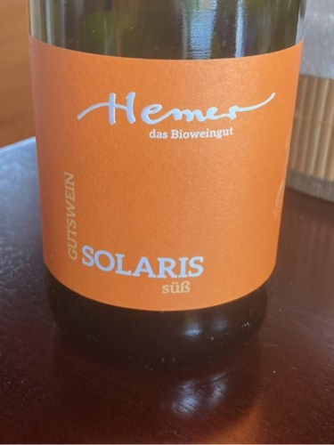 Hemer Solaris Süss | Vivino US