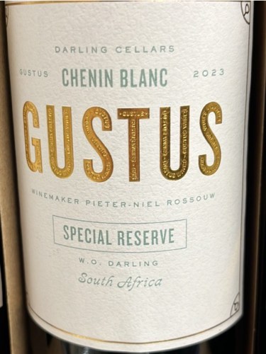 Darling Cellars Gustus Special Reserve Chenin Blanc | Vivino US