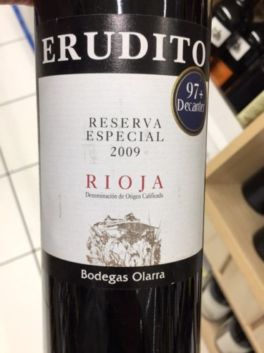 Bodegas Olarra Erudito Rioja Reserva Especial | Vivino US