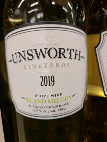 Unsworth Vineyards Island Melody | Vivino English