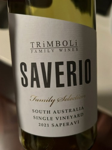 Sam Trimboli Saverio Saperavi | Vivino US