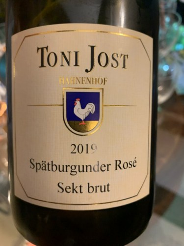 Weingut Toni Jost Spätburgunder Rosé Sekt Brut | Vivino US