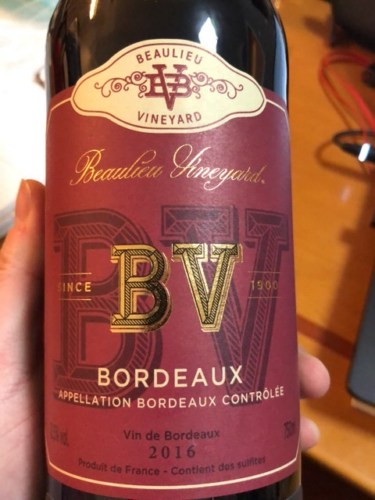 Beaulieu Vineyard (BV) Bordeaux | Vivino US