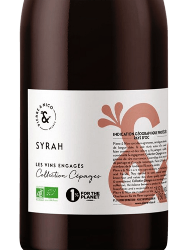 Pierre & Nico Collection Cépages Syrah | Vivino US