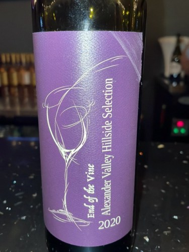 End of the Vine Alexander Valley Hillside Selection | Vivino English