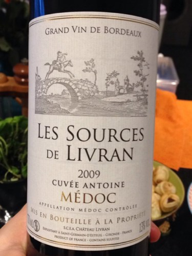 Château Livran Les Sources de Livran Cuvée Antoine Médoc | Vivino 日本