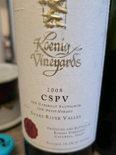 Koenig Vineyards CSPV | Vivino US