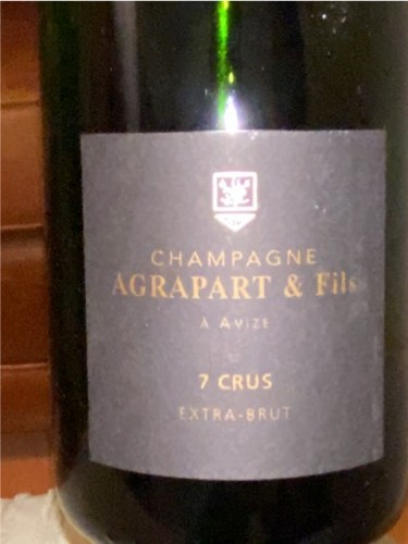 Agrapart & Fils 7 Crus Extra Brut Champagne Grand Cru 'Avize' | Vivino US