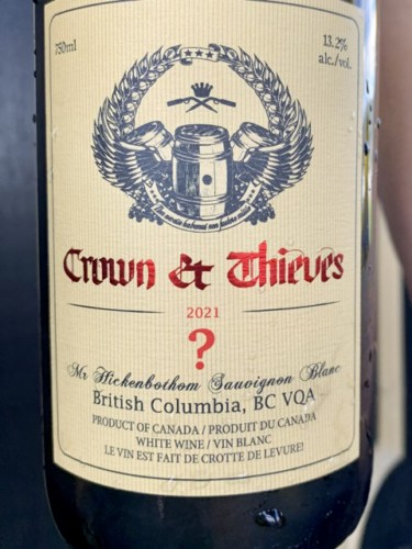 The Hatch Crown + Thieves Mr. Hickenbothom Sauvignon Blanc | Vivino ...
