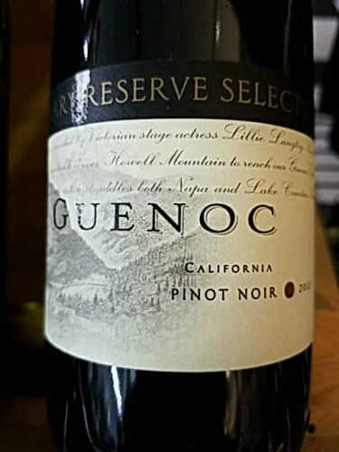 Guenoc Culinary Reserve Selection Pinot Noir | Vivino English