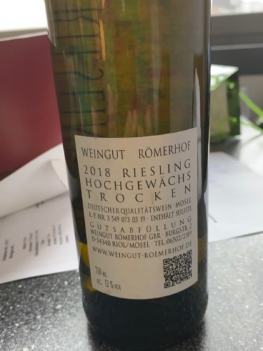 Weingut Römerhof Riesling Hochgewächs Trocken | Vivino Brasil