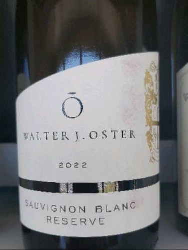 Walter J.Oster Reserve Sauvignon Blanc | Vivino US