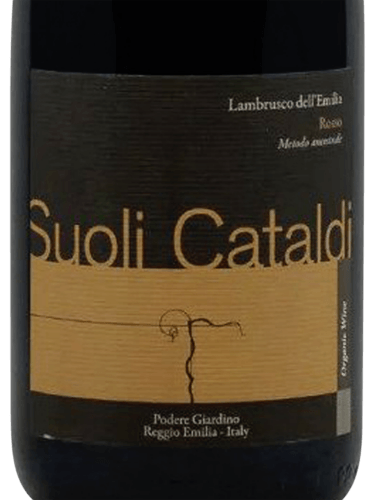 Podere Giardino Suoli Cataldi Lambrusco dell'Emilia Rosso | Vivino US