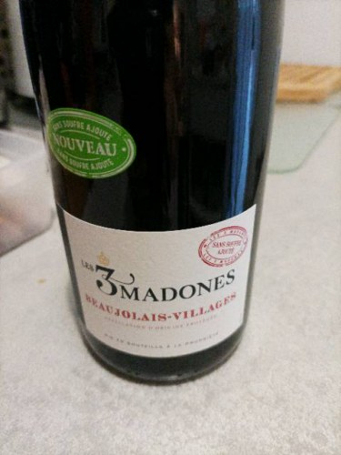 Cave du Château des Loges Les 3 Madones Beaujolais-Villages Nouveau ...