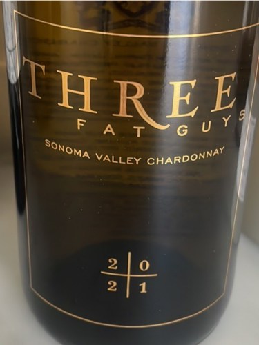 Three Fat Guys Sonoma Valley Chardonnay | Vivino US