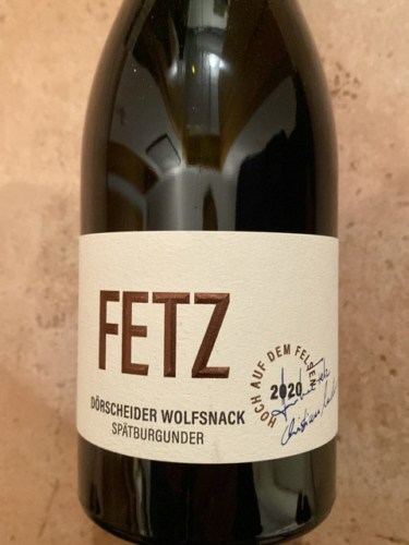 Fetz Dörscheider Wolfsnack Spätburgunder | Vivino US